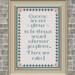 Commas Are Not Glitter PDF Cross Stitch Pattern Teacher Literature ...