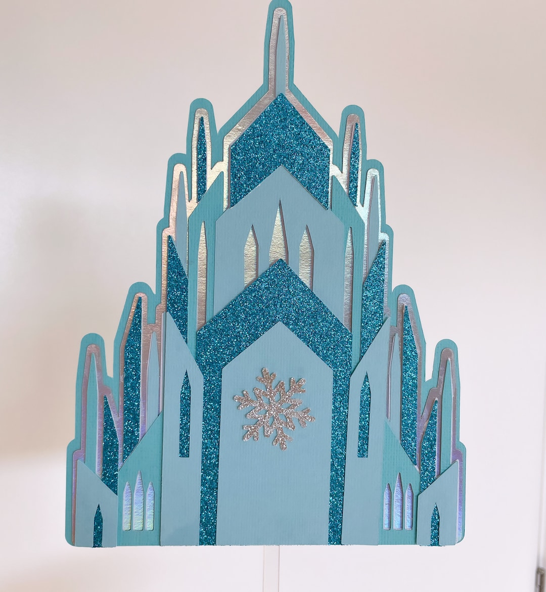 Princess Castle Cake Topper Frozen Castle Princess Birthday Cake Topper ...