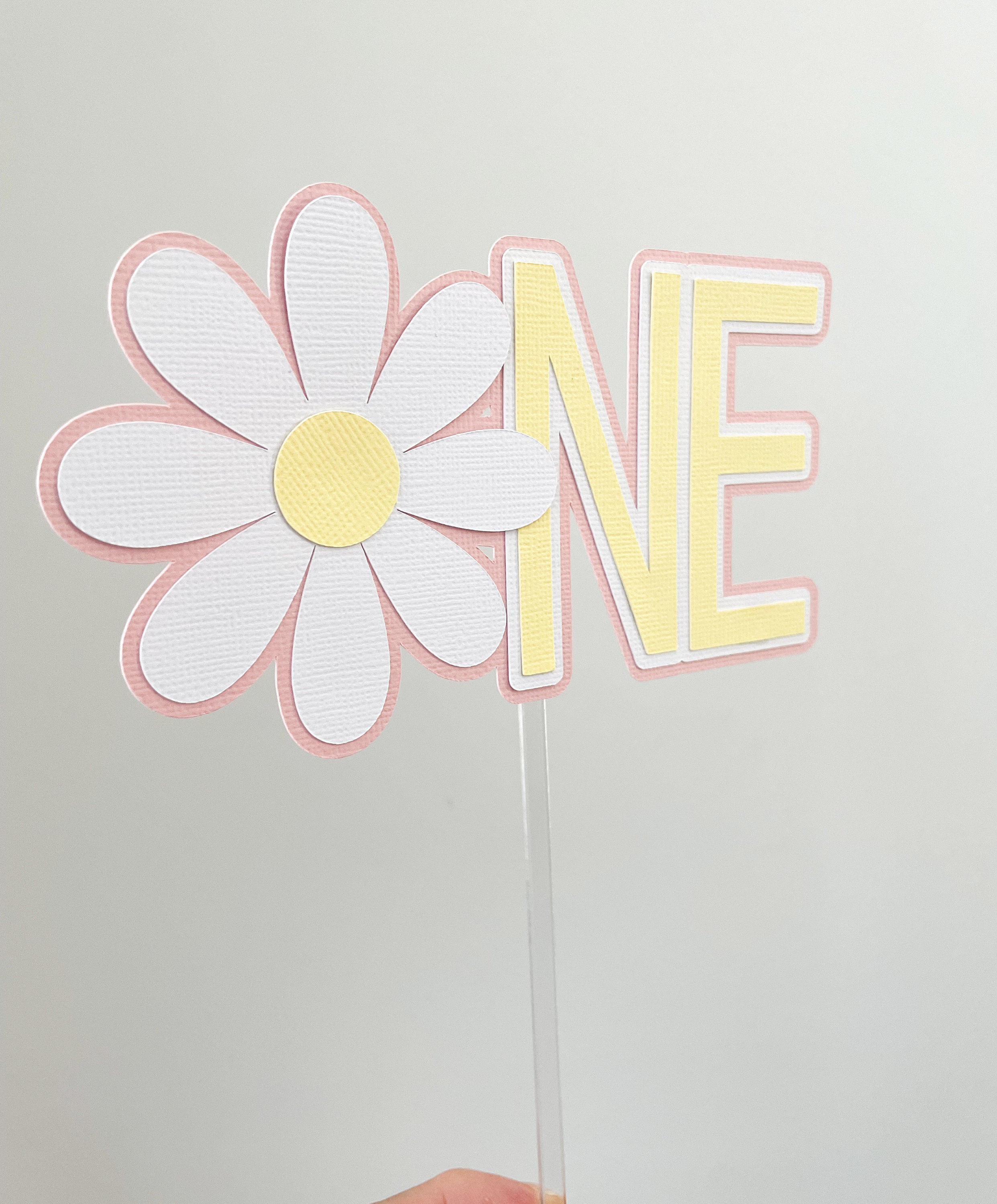 Daisy One Cake Topper | Daisy Flower | One Cake Topper | Party Decor ...