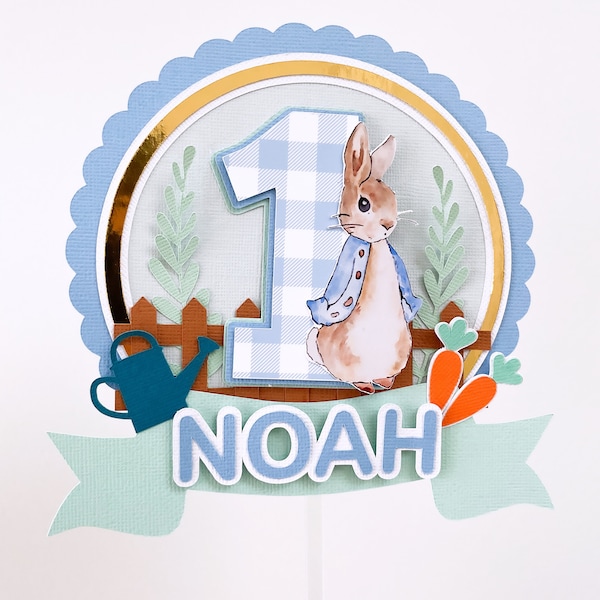 Peter Rabbit Cake Topper - Etsy Australia
