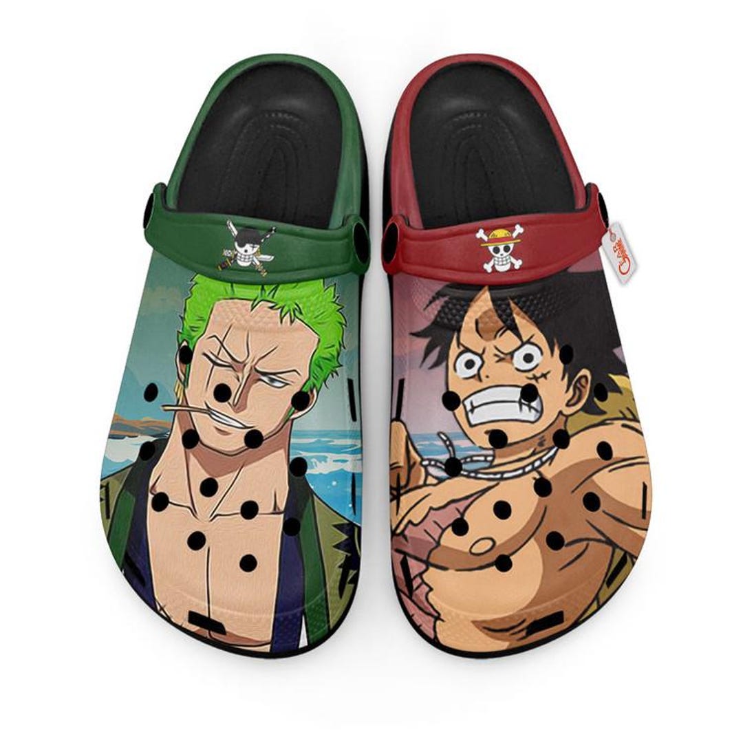 Luffy and Zoro Wano Arc Clogs Shoes - Etsy
