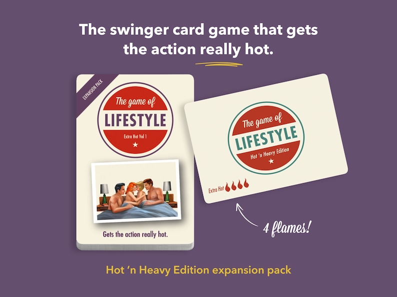 Ice Breaker Swinger Game Extra Hot Expansion Pack The Game Of