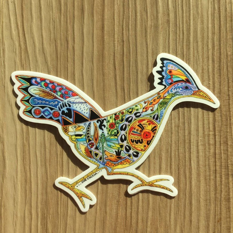 Roadrunner Sticker, Hydroflask Sticker, Nature Lover Gift, Animal ...