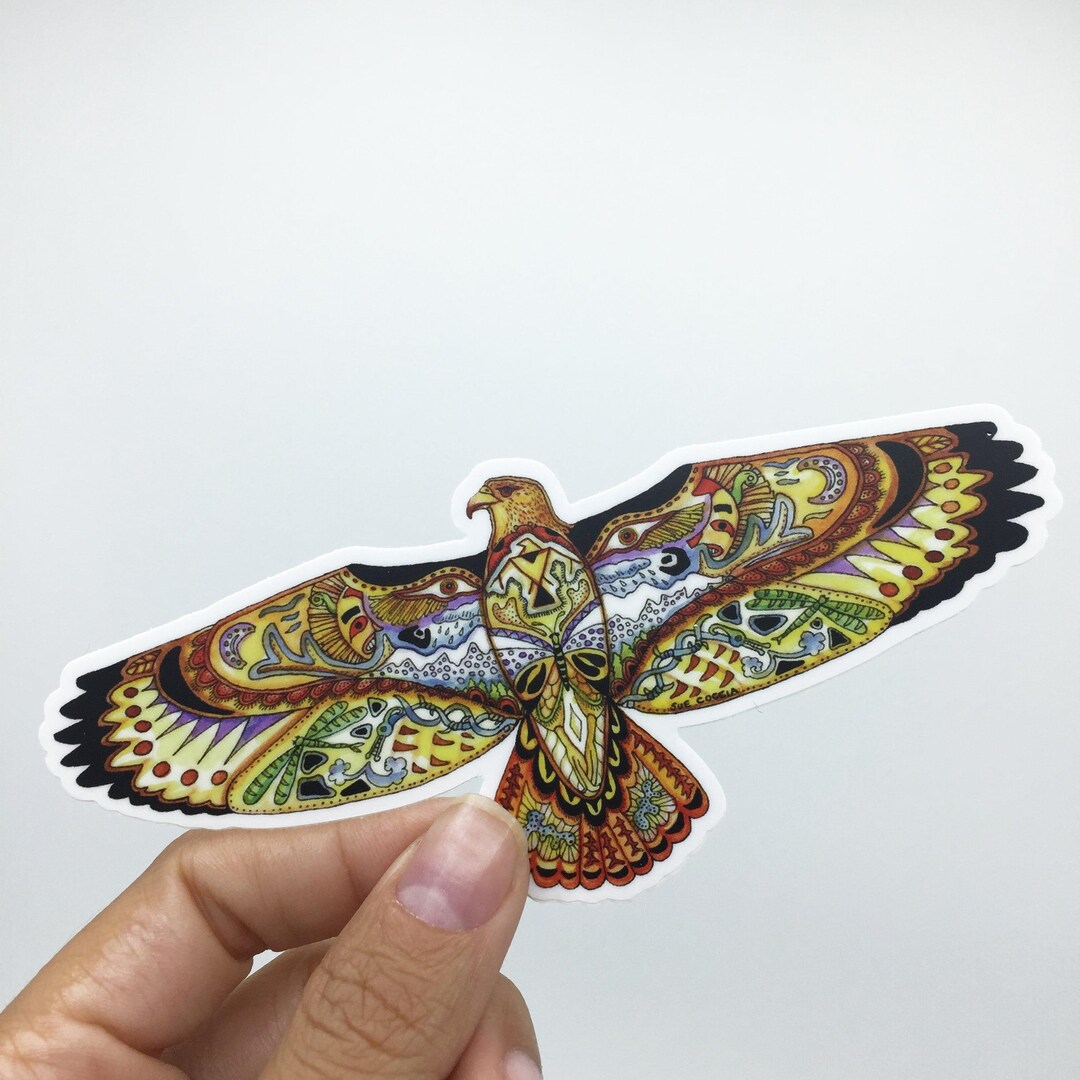 Hawk Sticker - Etsy