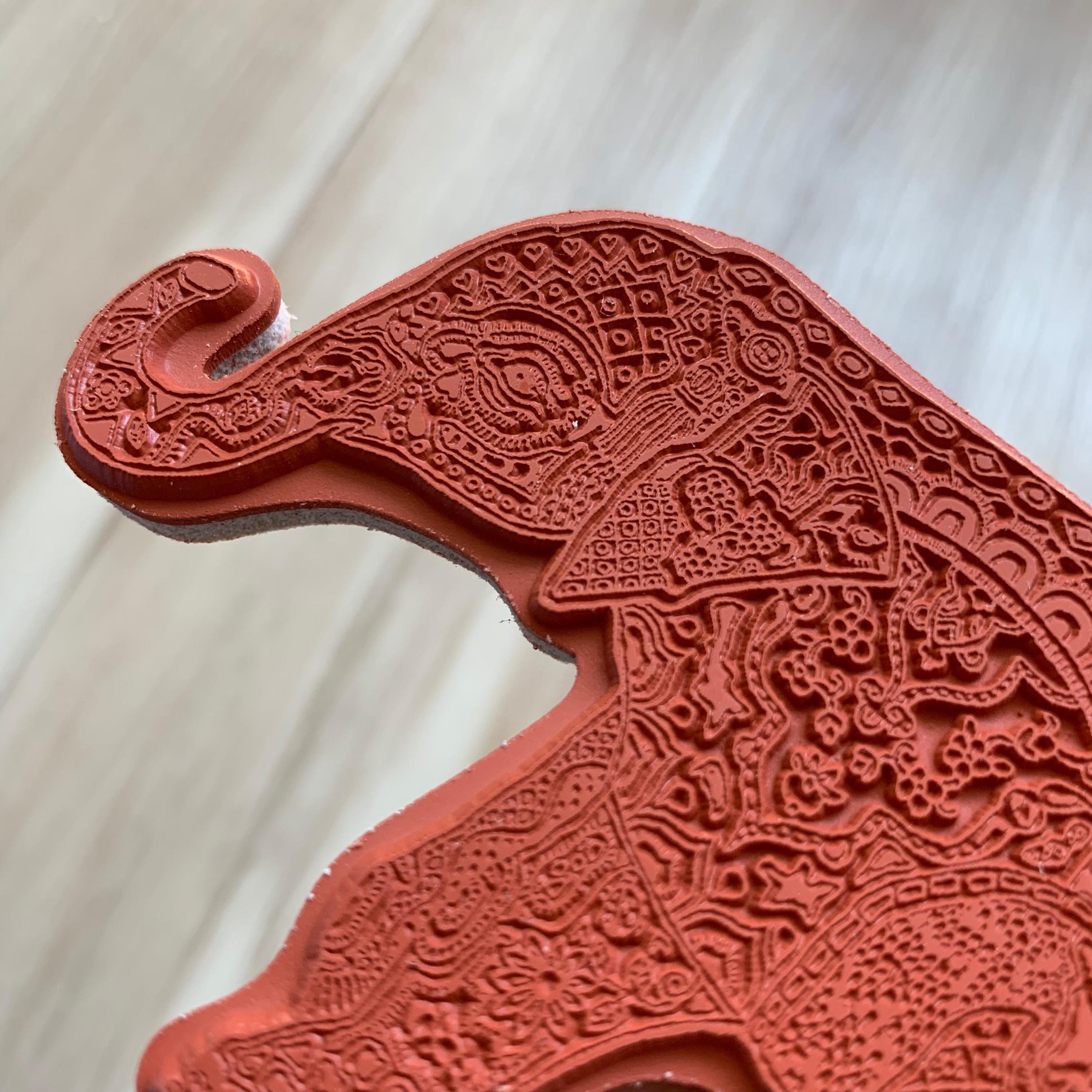 Elephant Rubber Stamp - Etsy