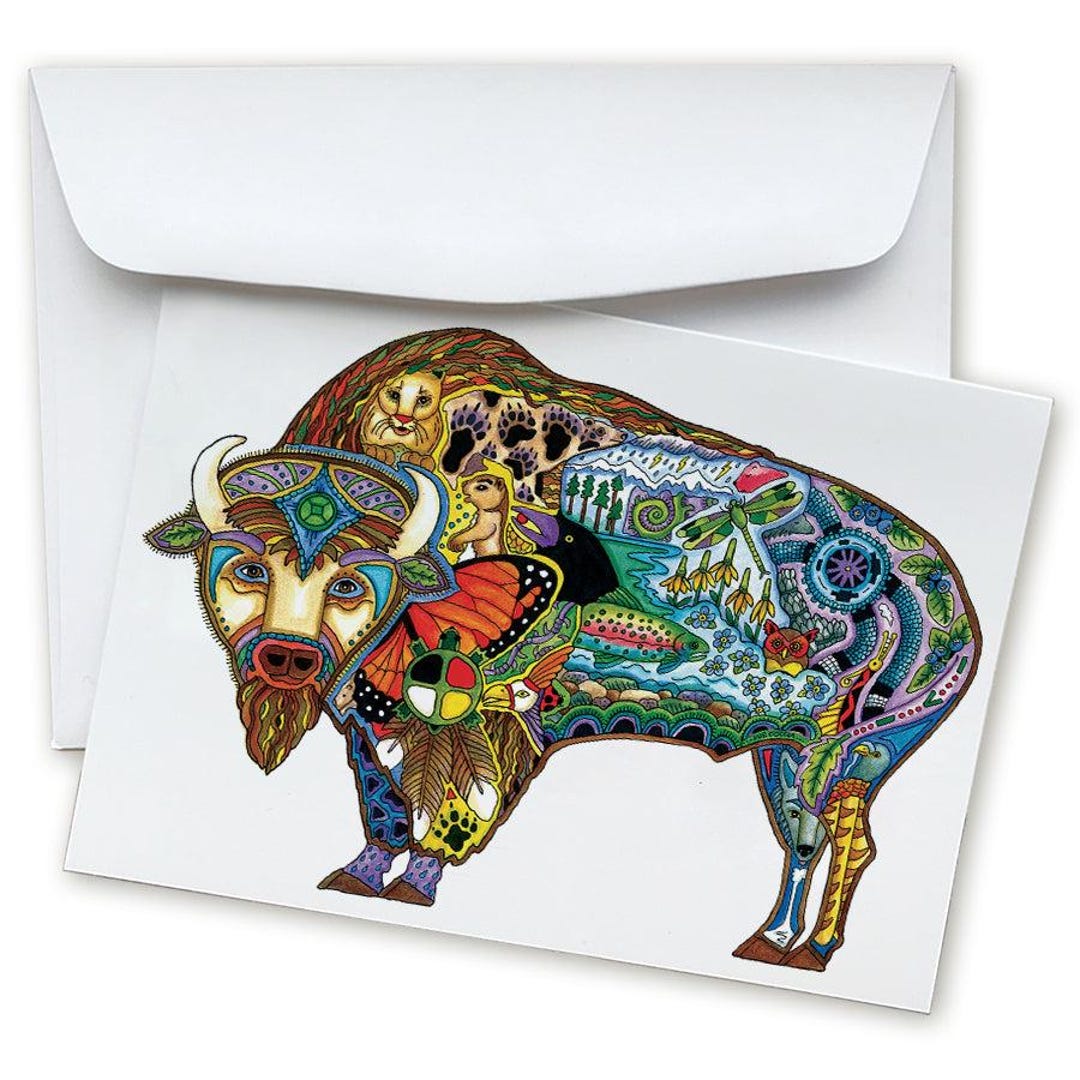 Buffalo Note Card - Etsy