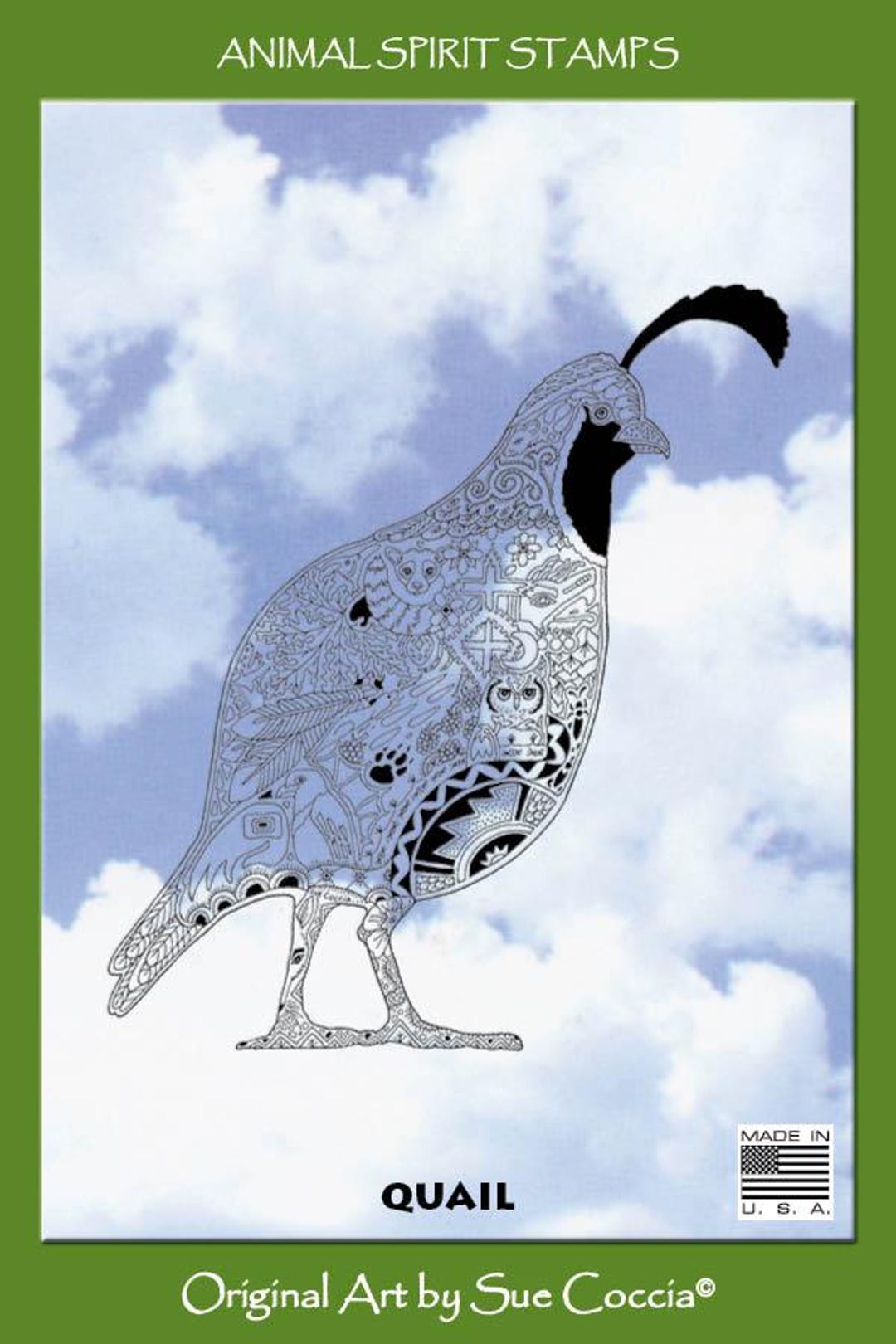 Quail Rubber Stamp - Etsy