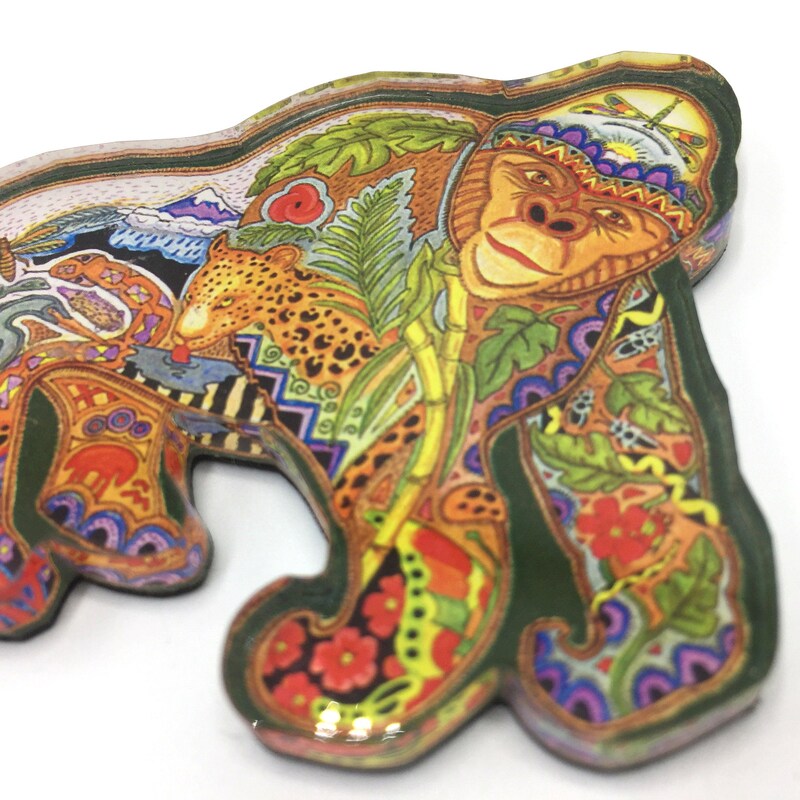 Gorilla Key Chains - Etsy