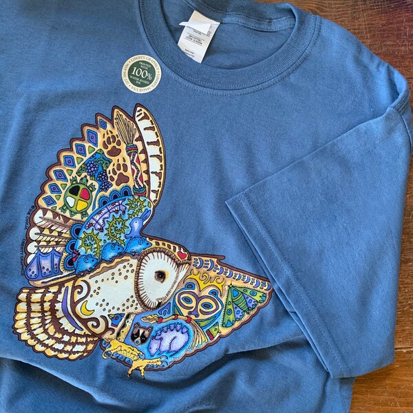 Owl Shirt - Etsy