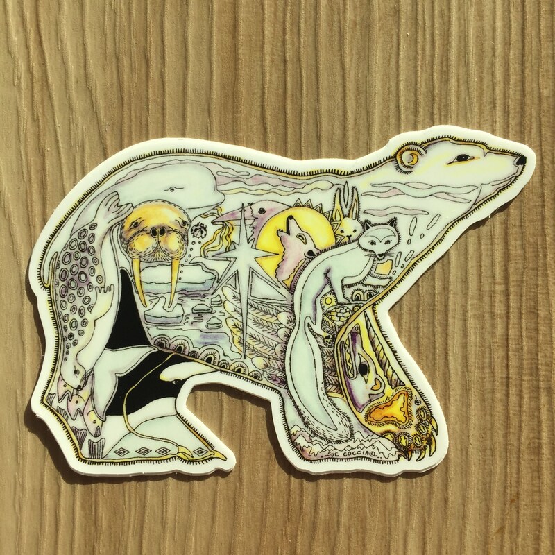 Polar Bear Decals - Etsy