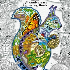 25th Anniversary Coloring Book - Etsy