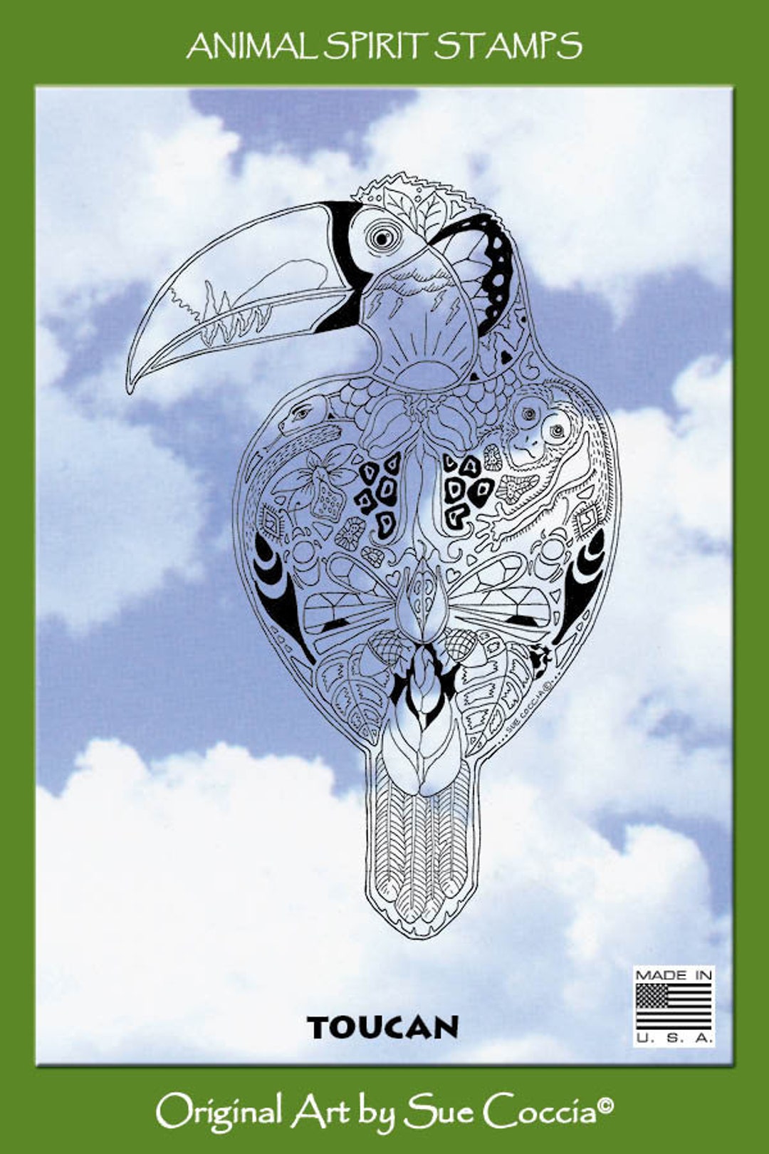 Toucan Rubber Stamp - Etsy