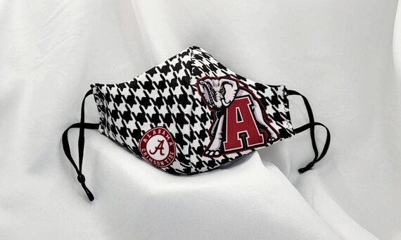 Alabama Face Mask Adjustable Alabama Crimson Tide - Etsy