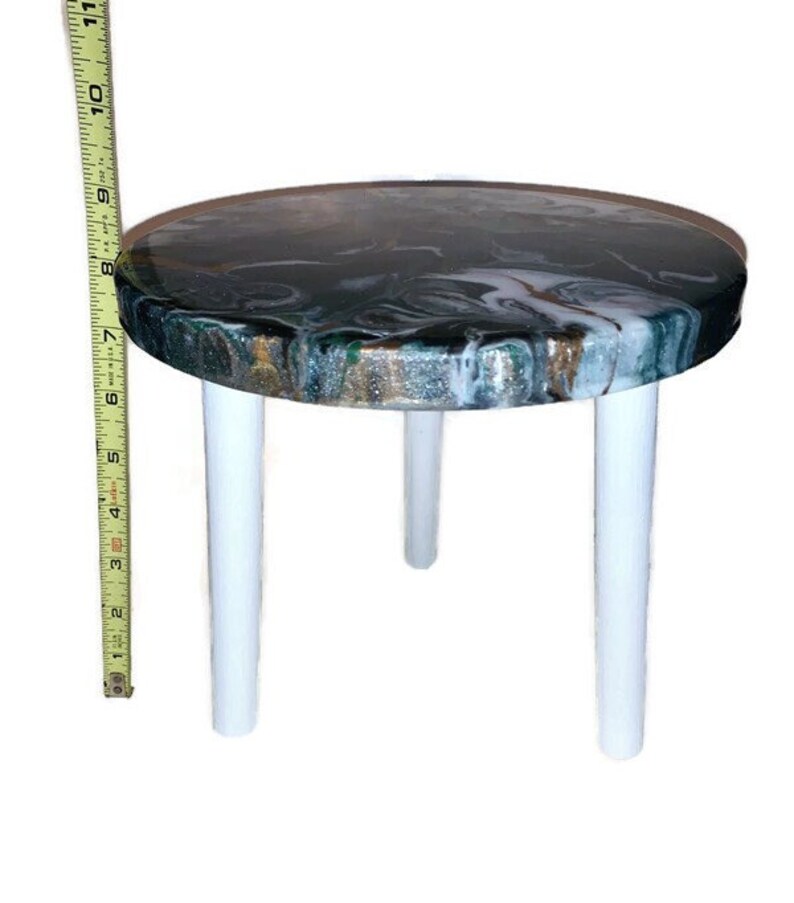 Resin Plant Stand 8 Wood Riser - Etsy