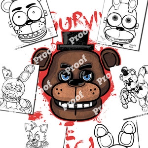 foxy cute fnaf coloring pages