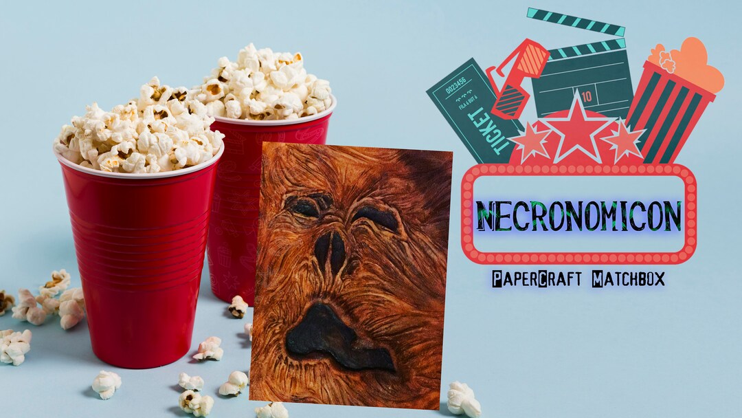 Necronomicon Evil Dead Papercraft Folding Matchbox! - Etsy