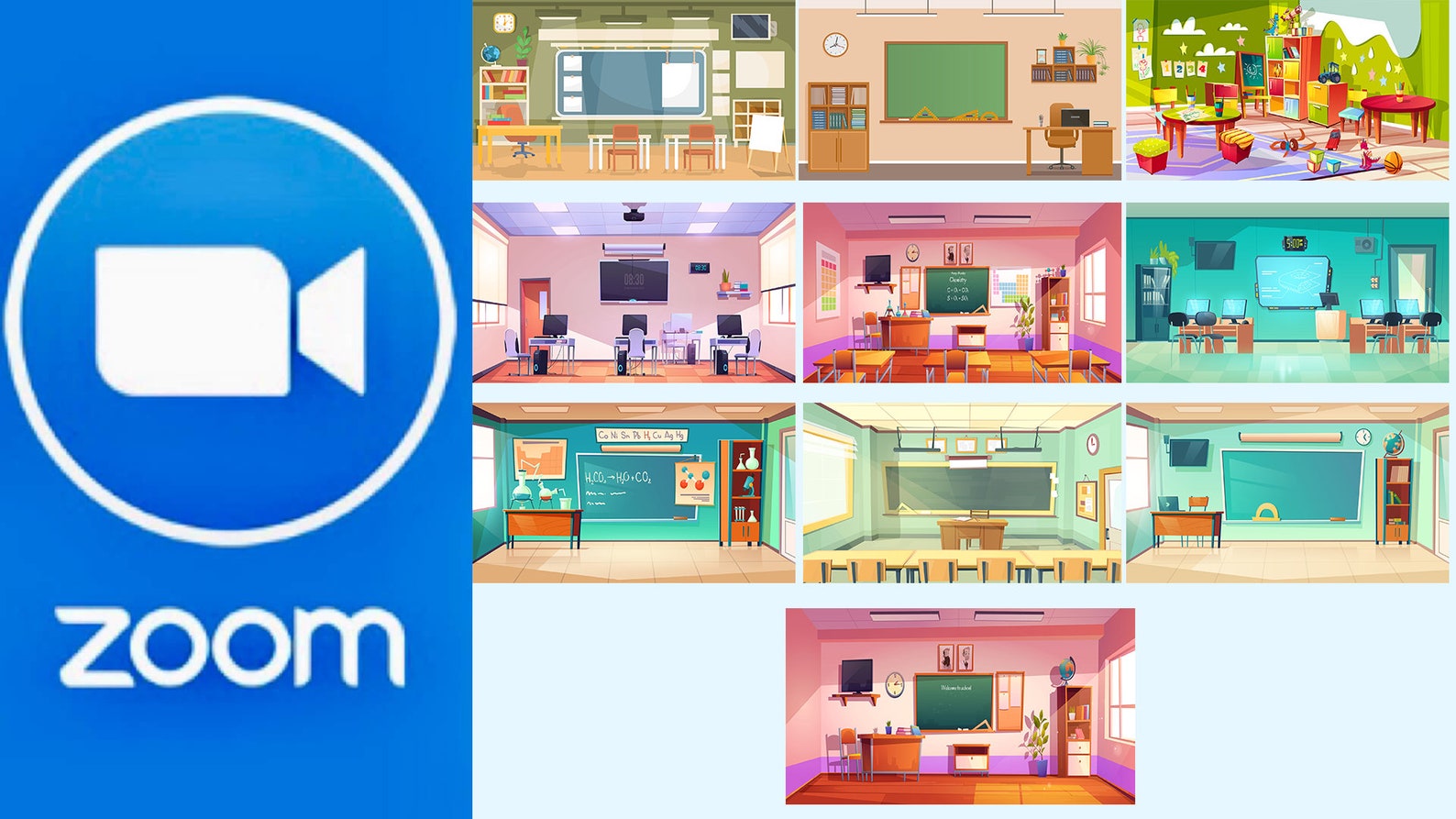 Classroom virtual background for zoom - kotisouth