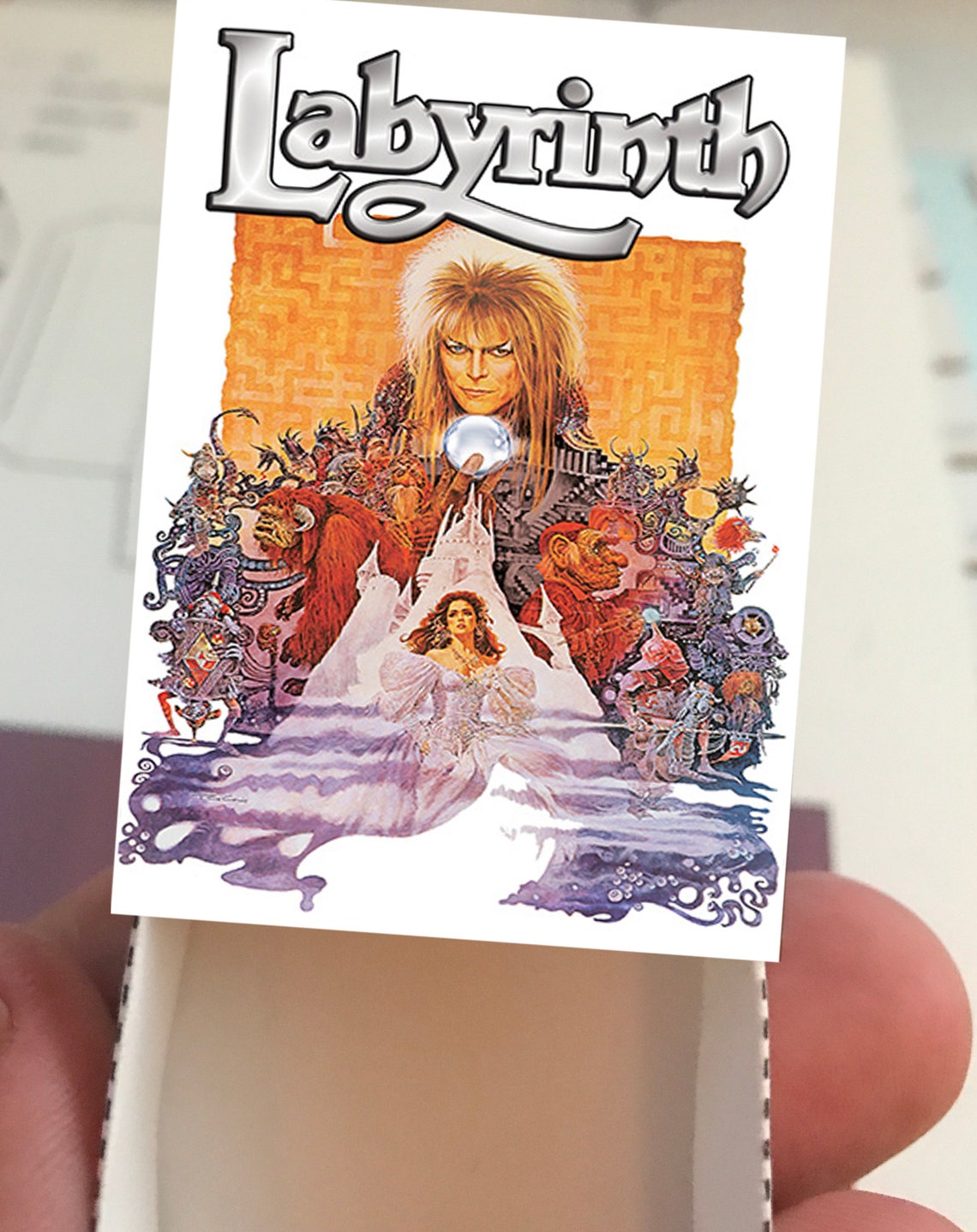 Labyrinth Papercraft Folding Matchbox | Etsy