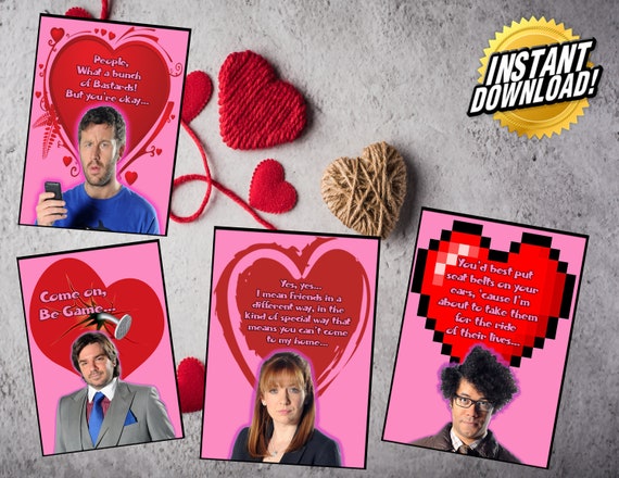 IT Crowd Valentine's Day Cards - Etsy