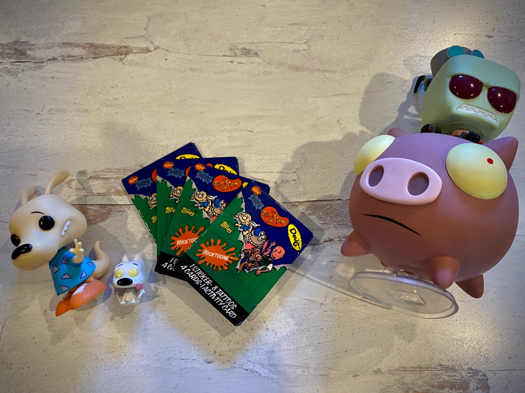 Vintage Nickelodeon Nicktoons Topps Collector's Cards 1993 Un gran ...