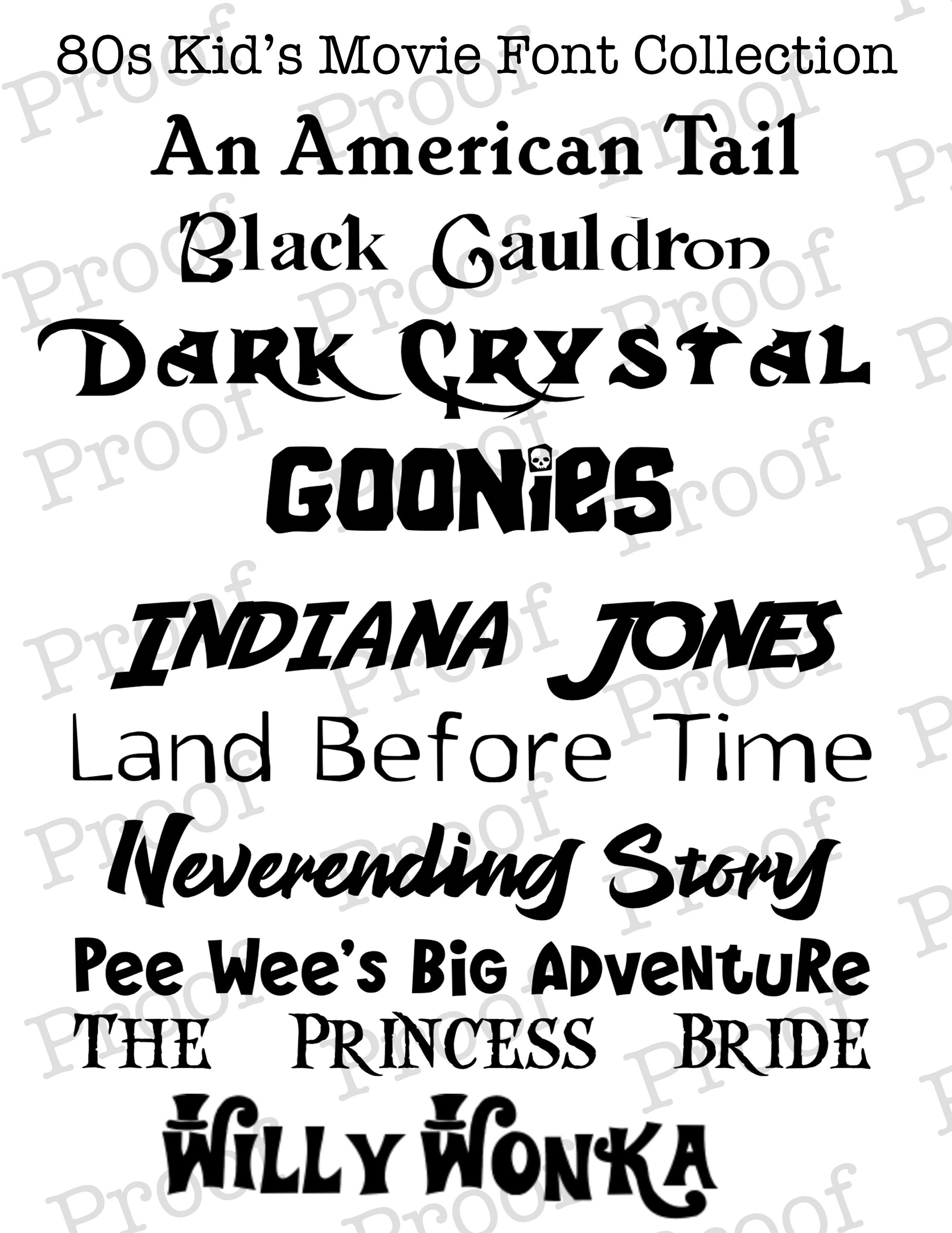 Goonies Font