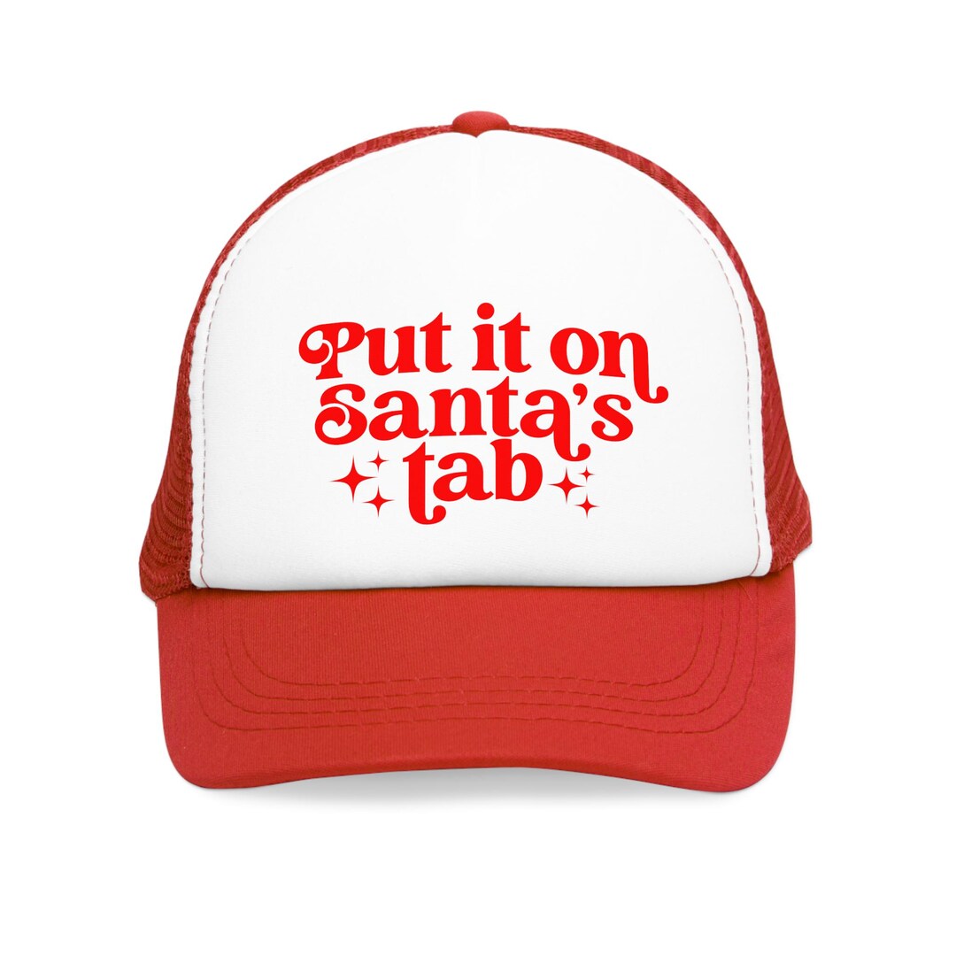 Santa's Tab Trucker Hat - Etsy
