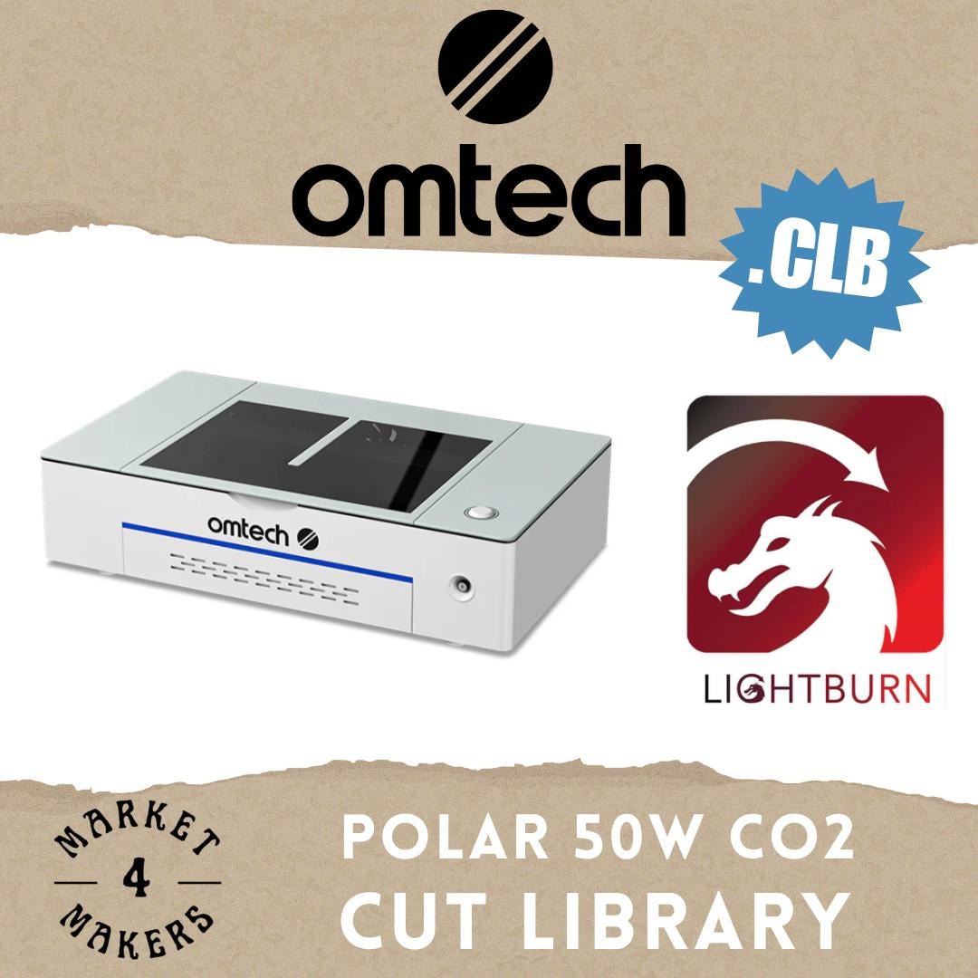 Omtech Polar 50W CO2 Laser Lightburn Cut Library - Etsy