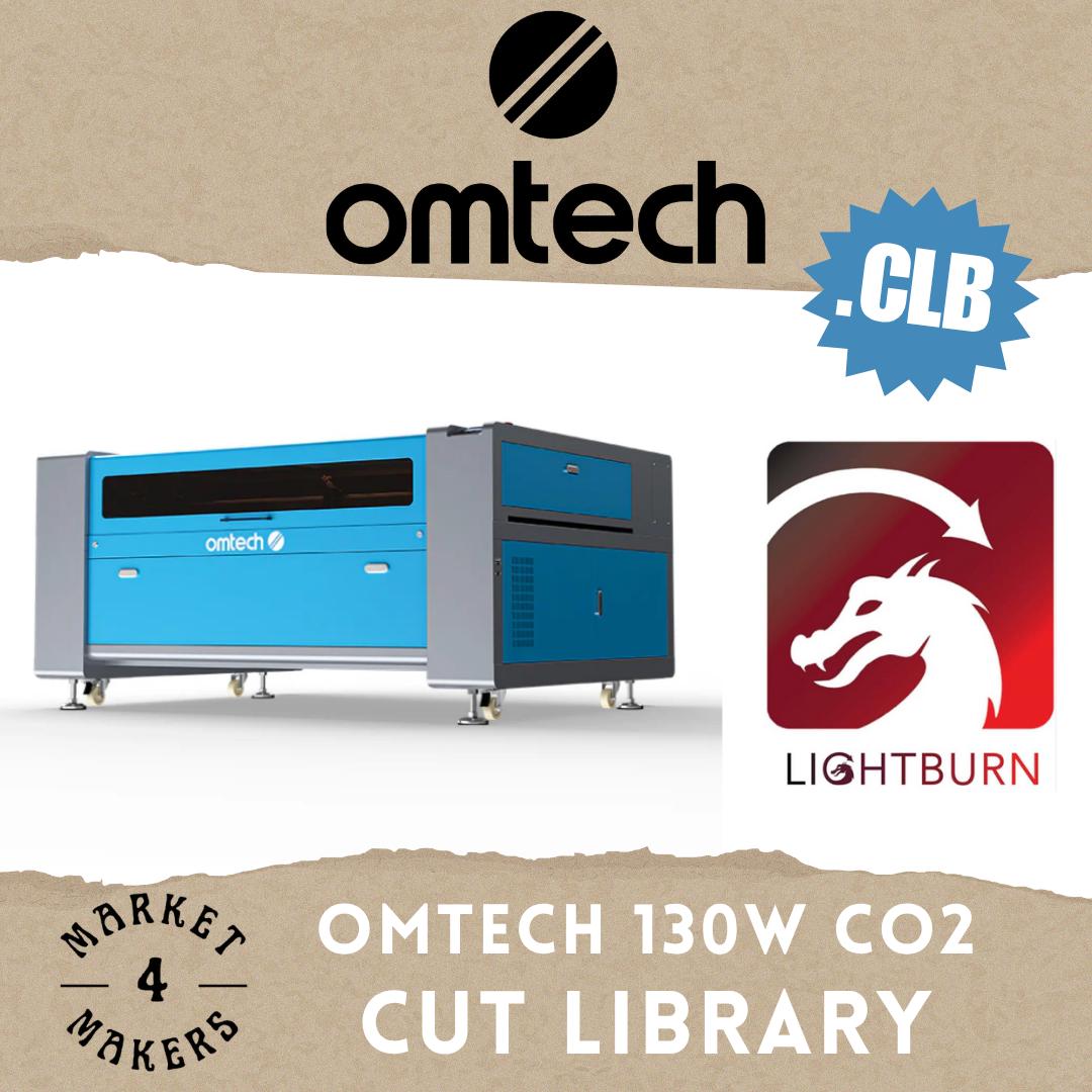 Omtech 130W CO2 Laser Lightburn Cut Library - Etsy