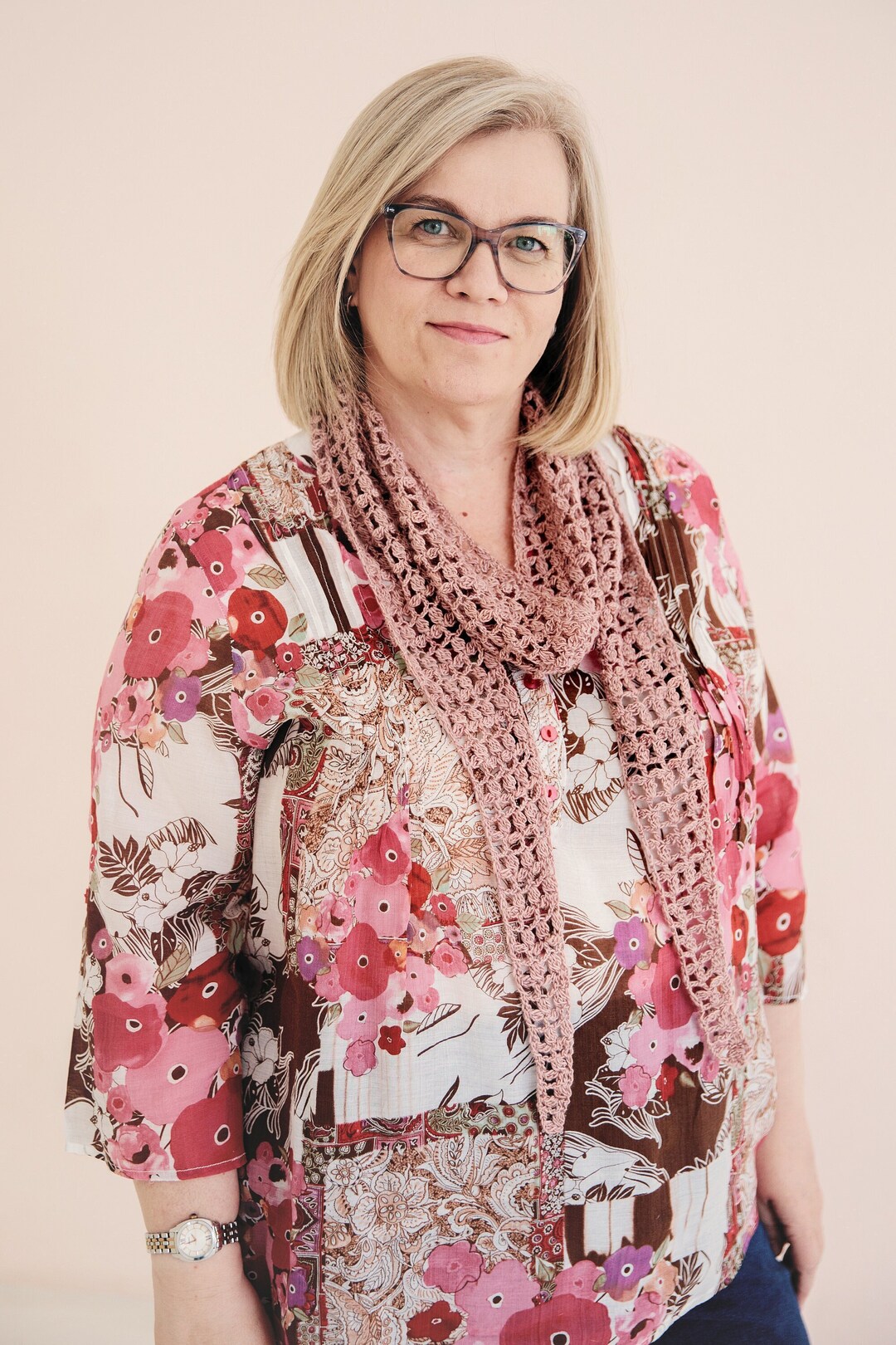 Sakura Skinny Scarf Crochet Pattern (PDF Download) - Etsy
