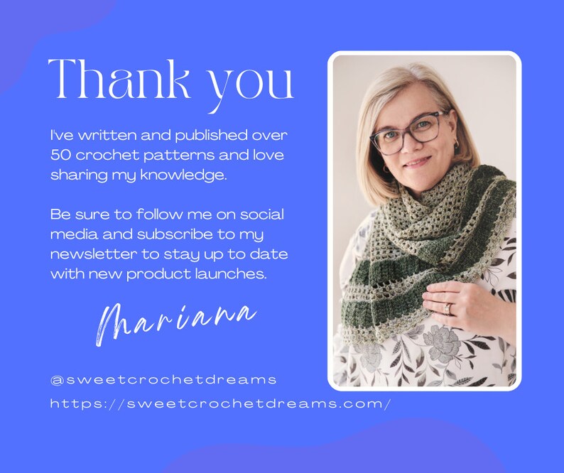 Crochet Pattern Template//canva//basic Template - Etsy UK