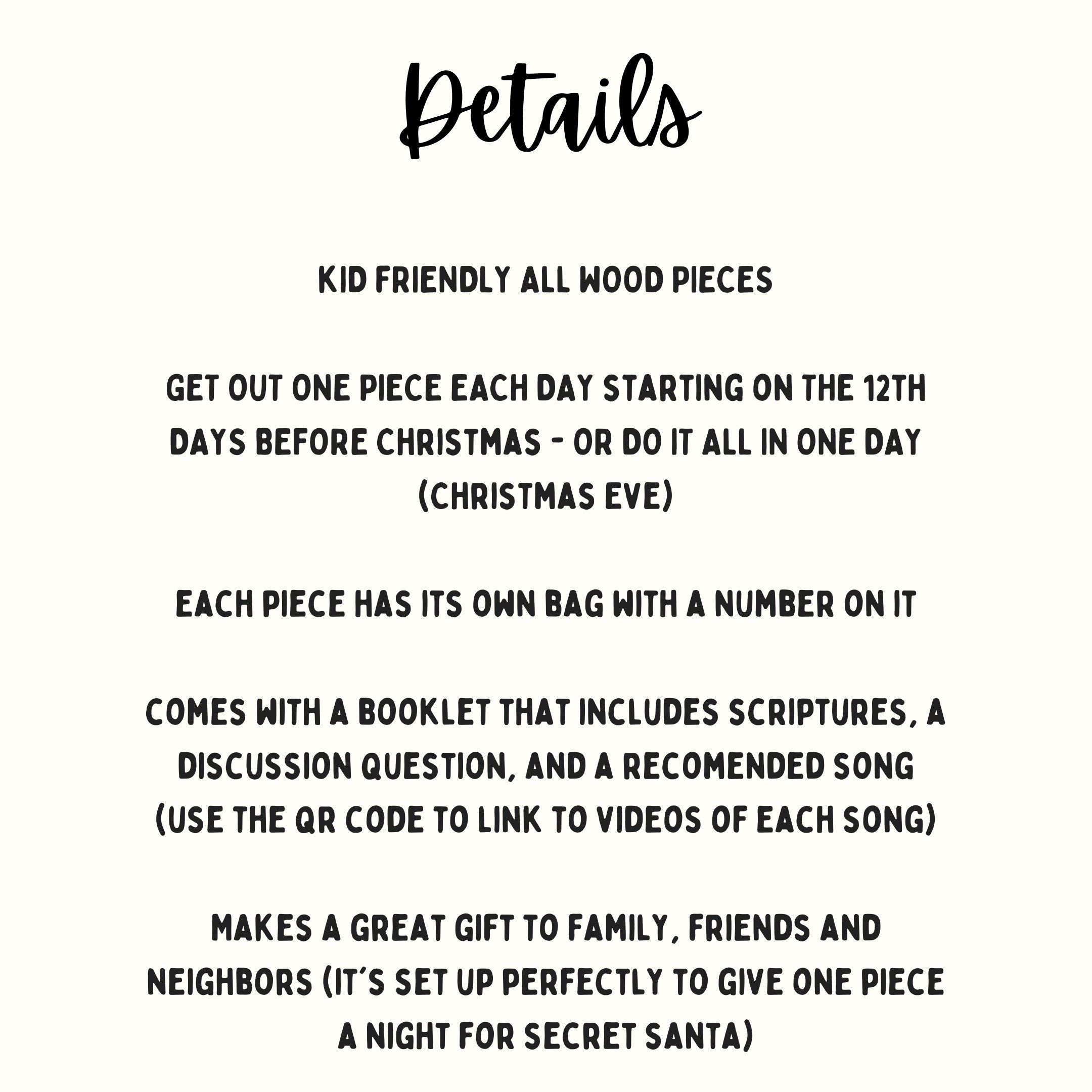 Nativity in 12 Days | Secret Santa | Kids Nativity | 12 Days Advent ...
