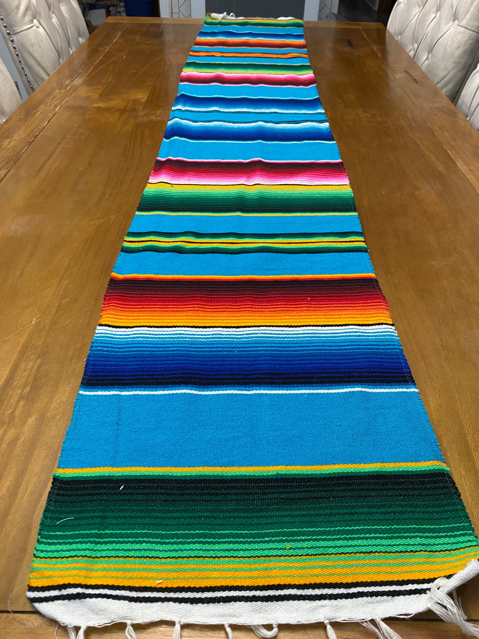 Mexican Sarape Table Runner - Etsy