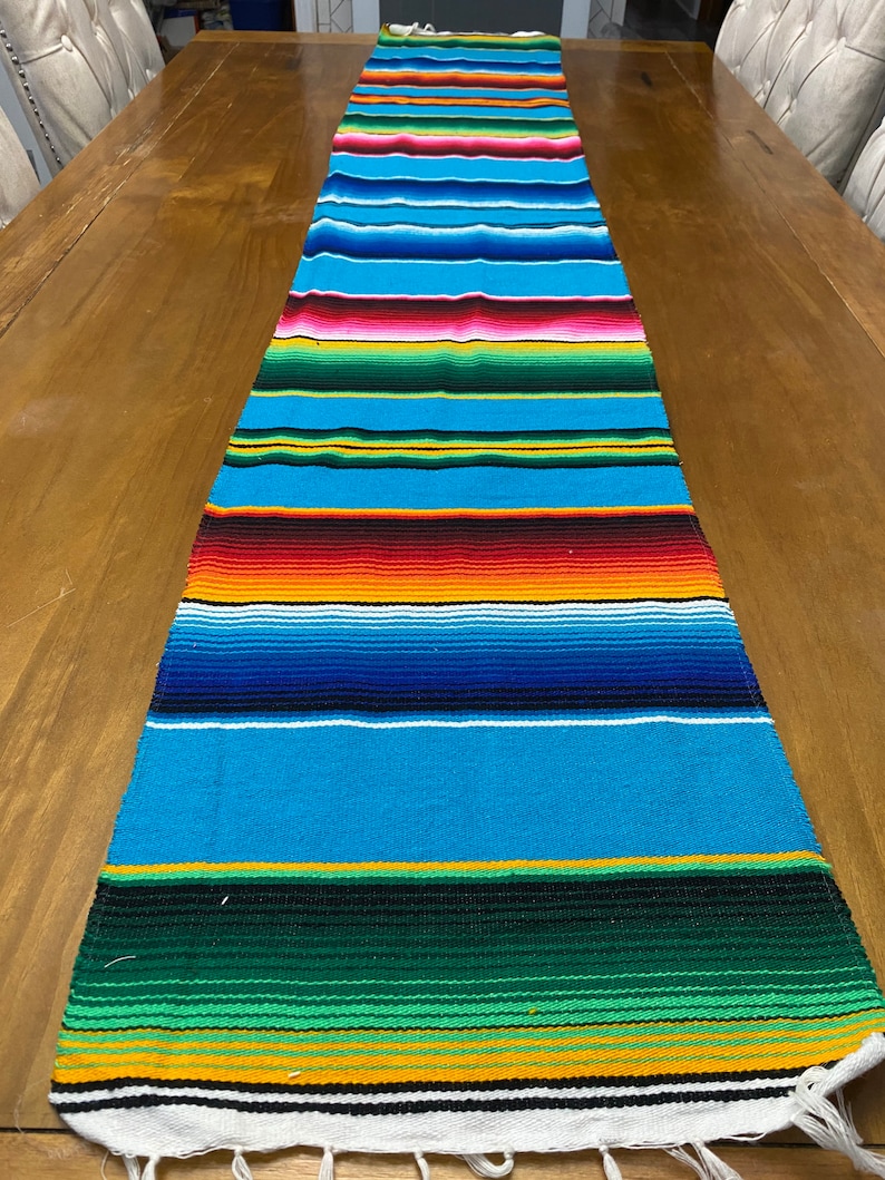 Mexican Sarape Table Runner - Etsy