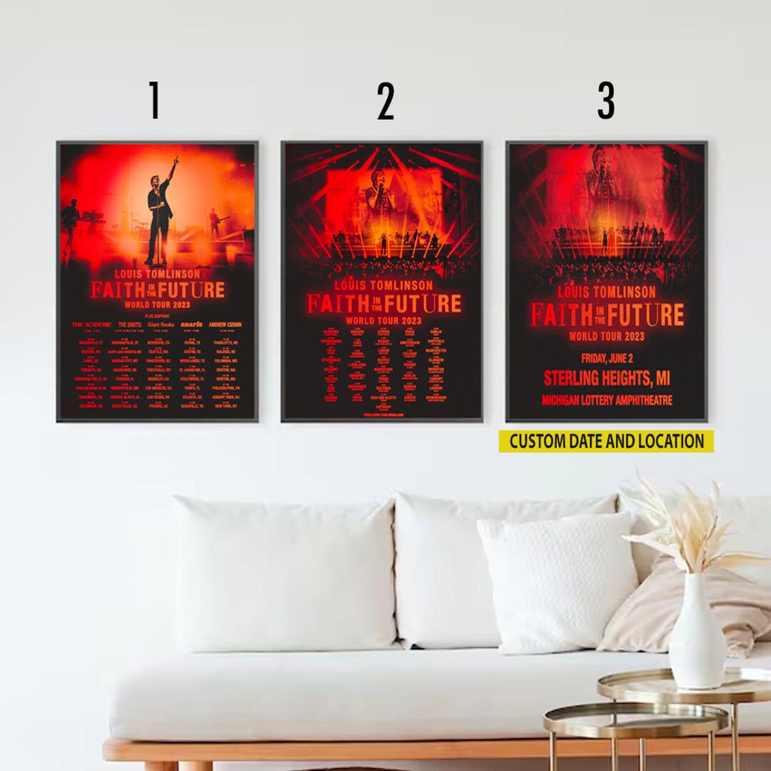 2023 Louiss Tomlinson World Tour Poster Louis Tomlinson Tour - Etsy