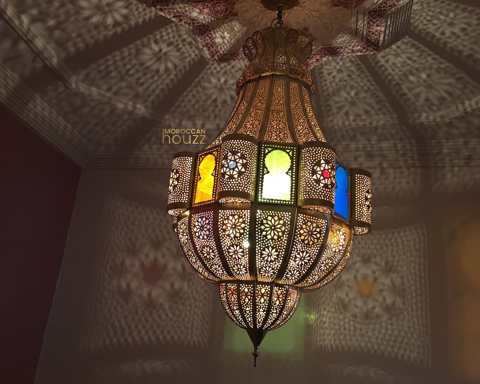 Authentic Moroccan Pendant Light Large Moroccan Handmade - Etsy