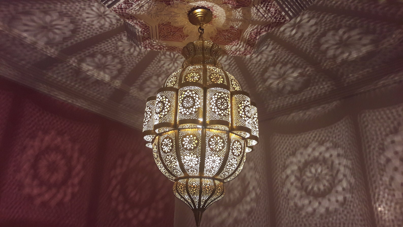 Large Moroccan Pendant Light, Moroccan Lamp, Hanging Lamp, Lampshades ...