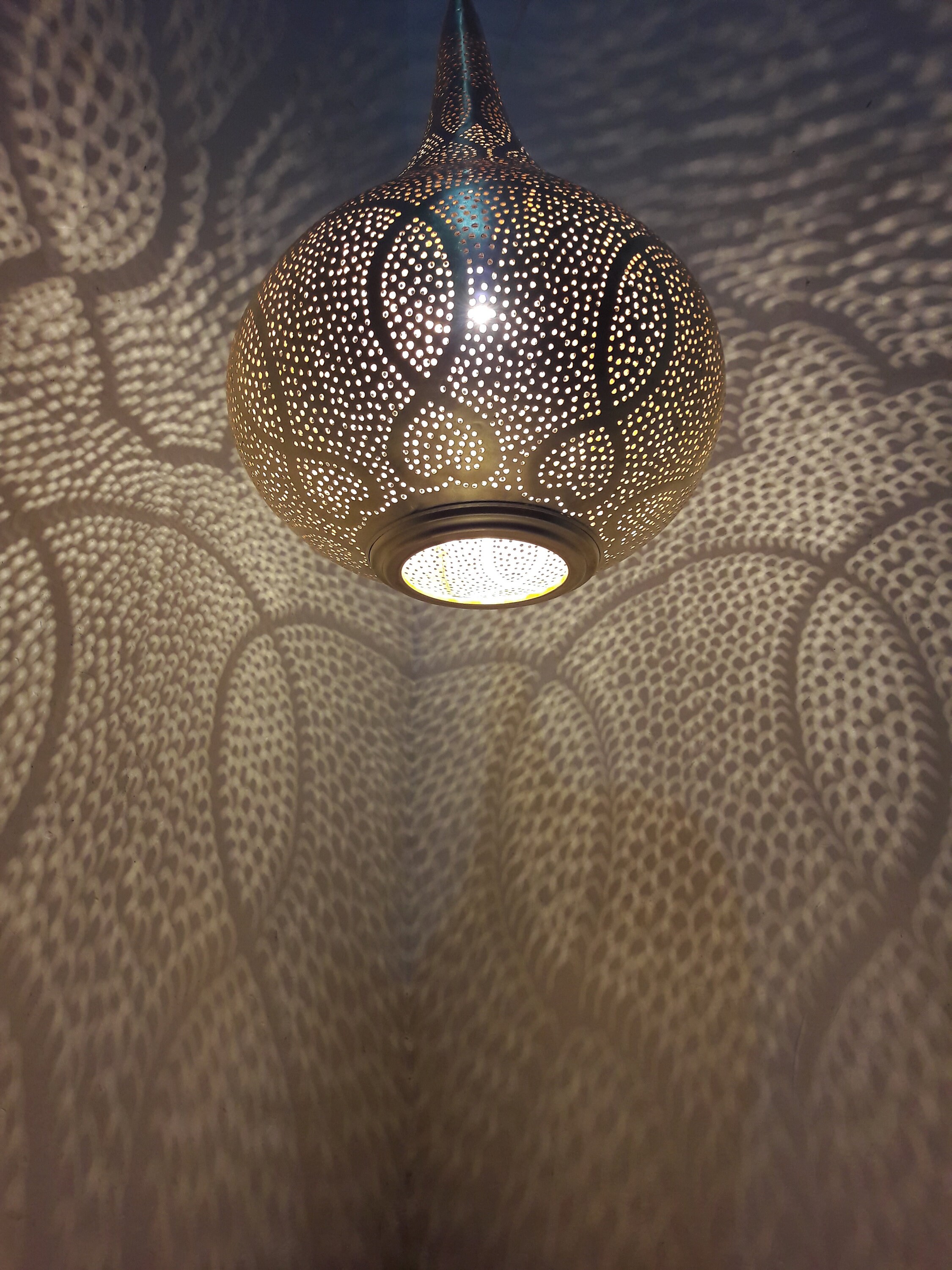 Moroccan Pendant Ceiling Lamp, Moroccan Teardrop Style Handmade ...