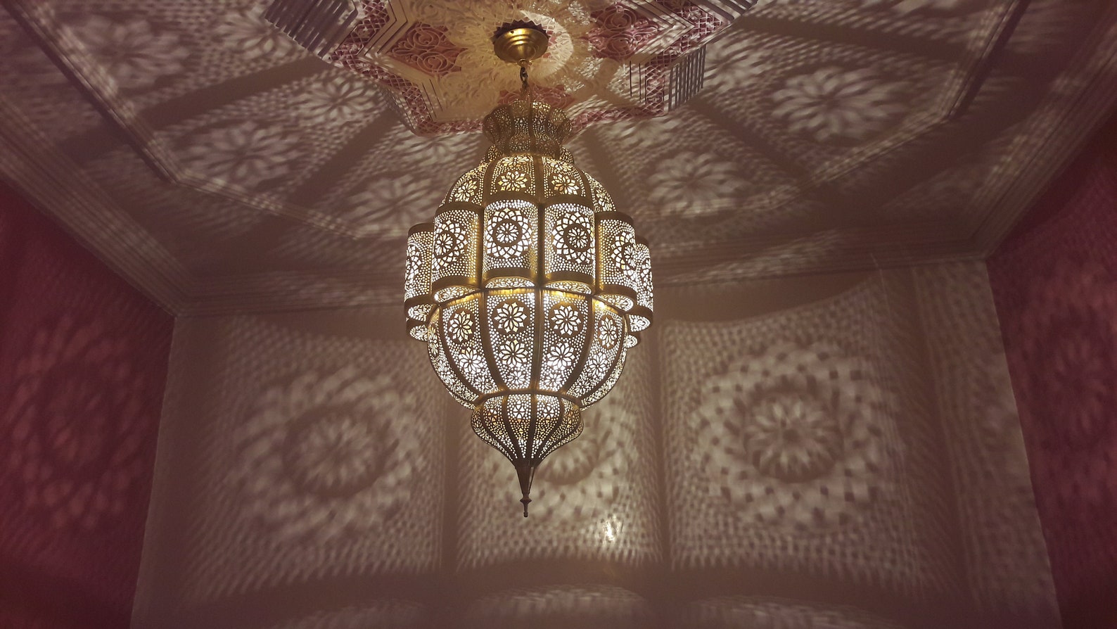 Large Moroccan Pendant Light, Moroccan Lamp, Hanging Lamp, Lampshades ...