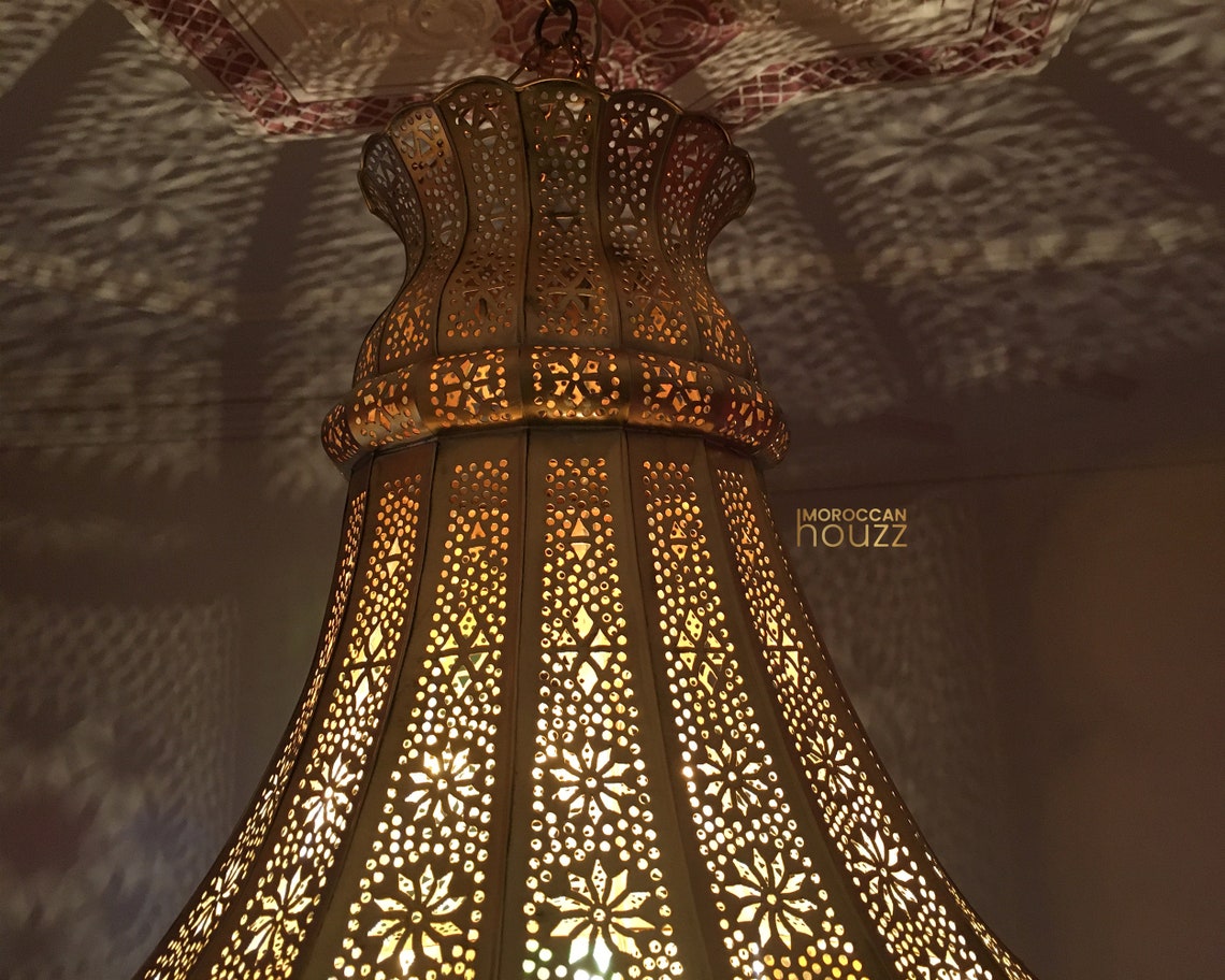 Authentic Moroccan Pendant Light Large Moroccan Handmade - Etsy