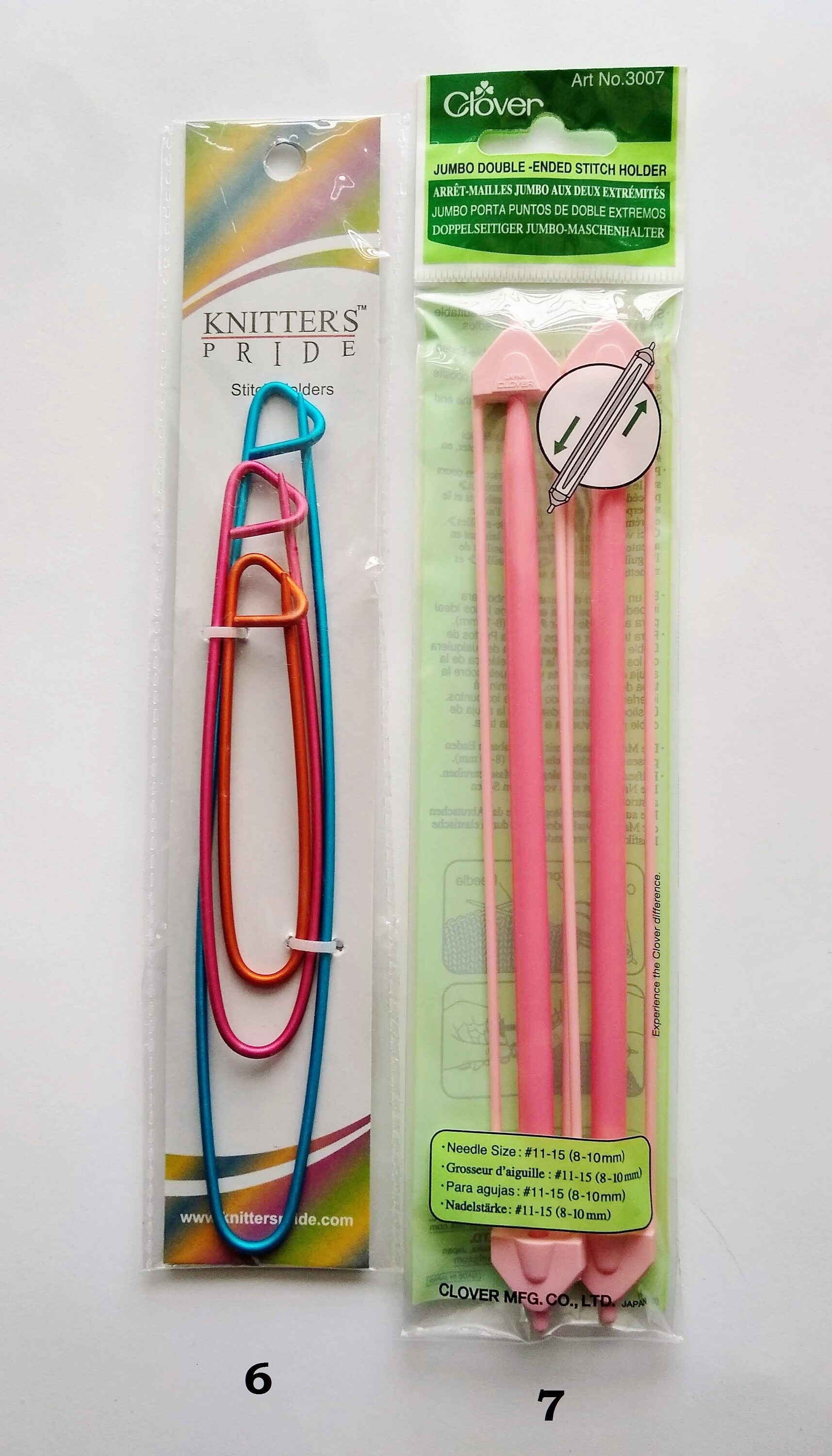Knitting Stitch Holders, Metal, Plastic, Put Your Stitches on Hold - Etsy