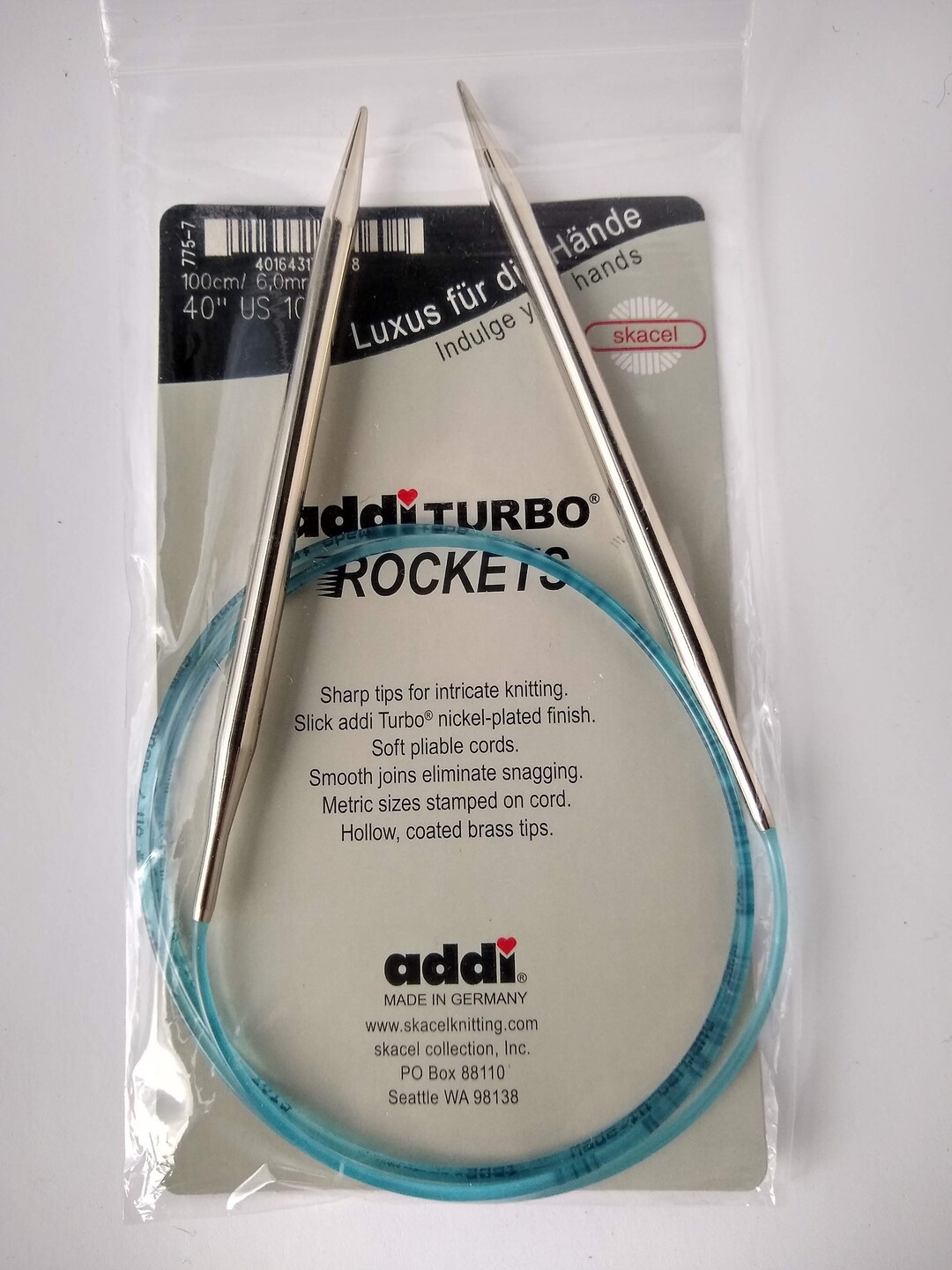 Addi® Rockets 40 Inch (100 Cm) Circular Knitting Needles, US Sizes 0 ...
