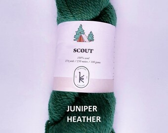 Orchid Heather Scout by Kelbourne Woolens 100% Wool DK Weight Yarn - Etsy