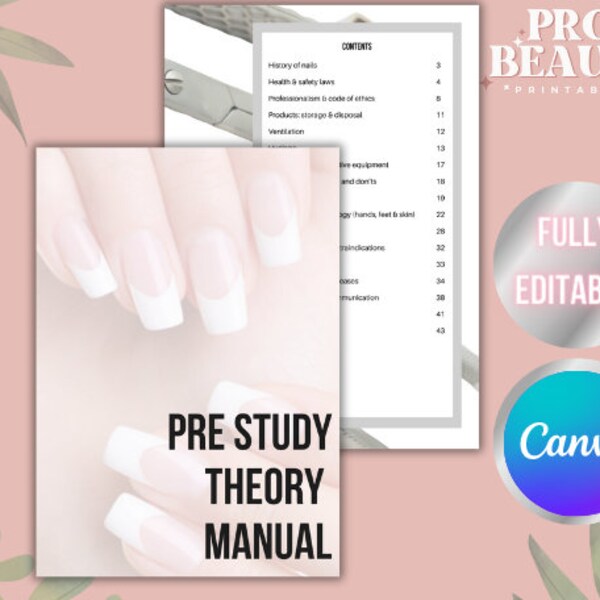 Nail Extension Training Manual - Etsy