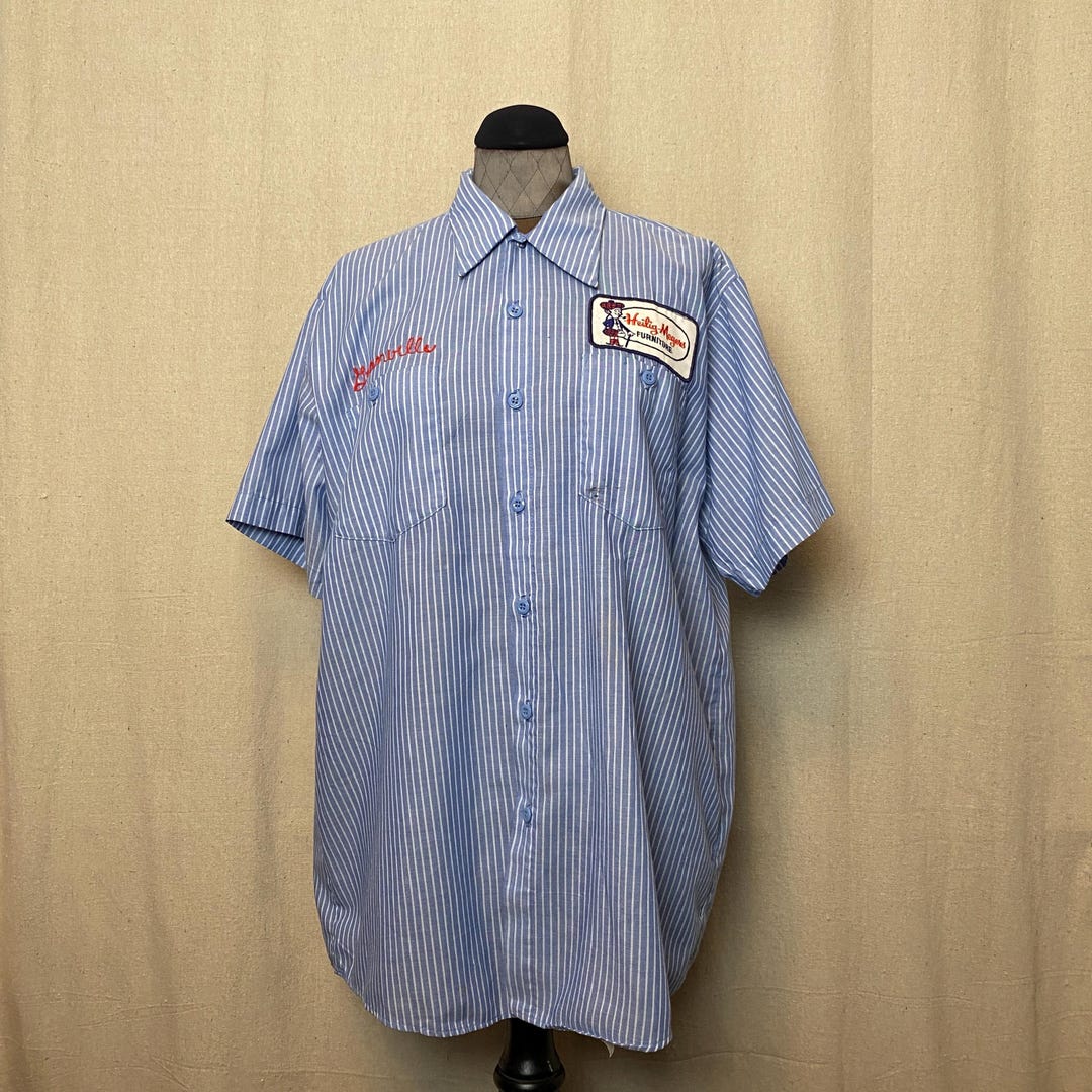 Vintage Union Made Workwear Short Sleeve Button up Shirt / Heilig-myers ...