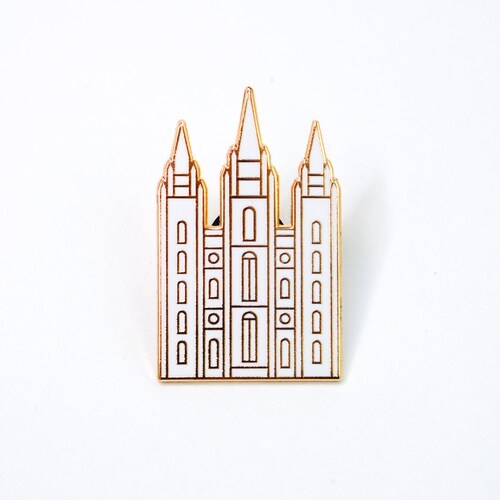 Salt Lake City Temple Enamel Pin - Etsy