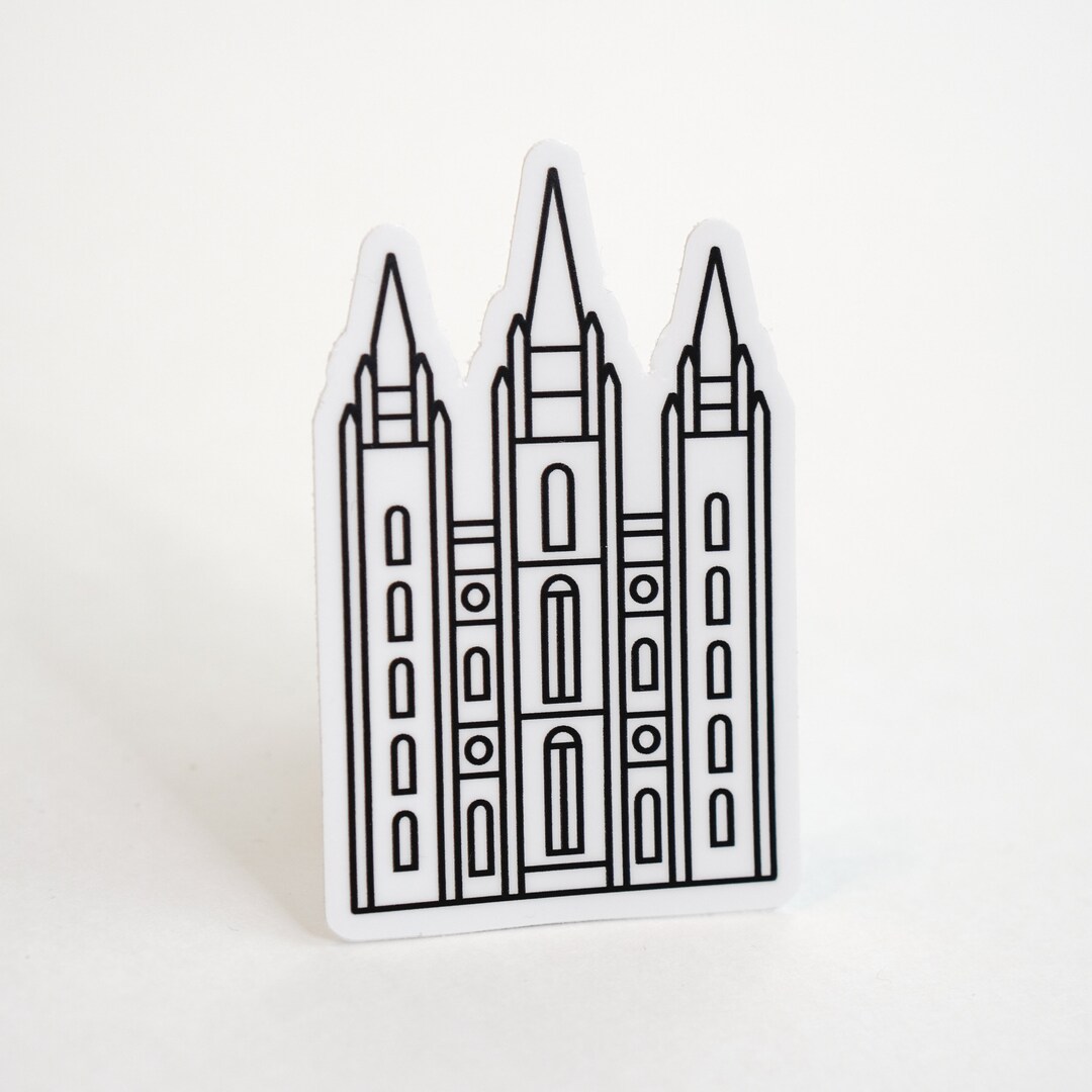 Salt Lake City Temple Sticker - Etsy