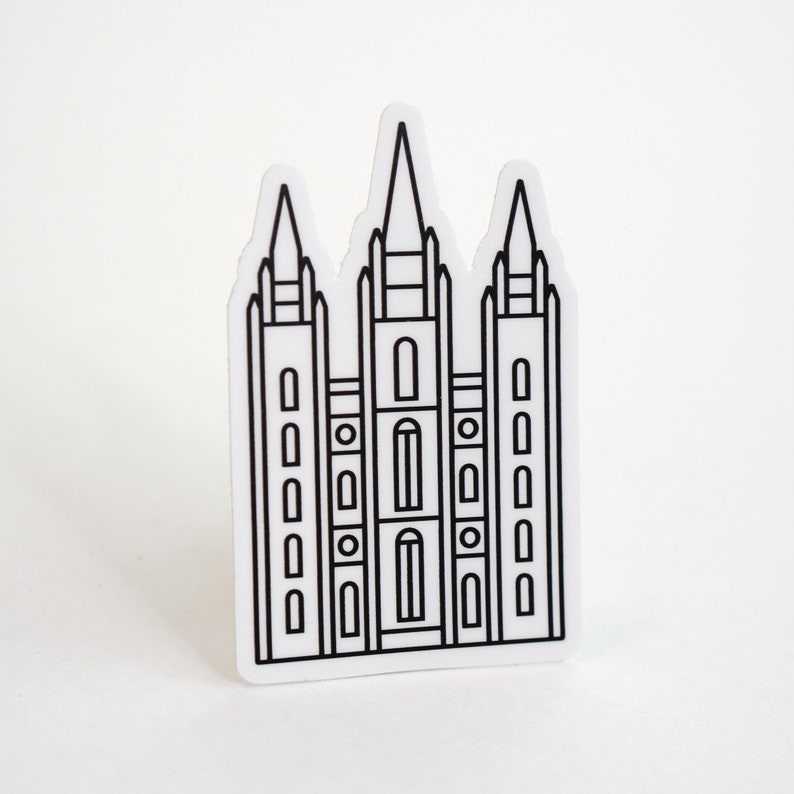 Salt Lake City Temple Sticker - Etsy