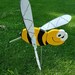 Large Hand Made 20 Whimsical BUMBLE BEE Whirligig | Etsy
