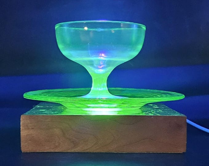 Unique Bottom Lit Display Stands for Uranium & Vaseline Glass! - Etsy