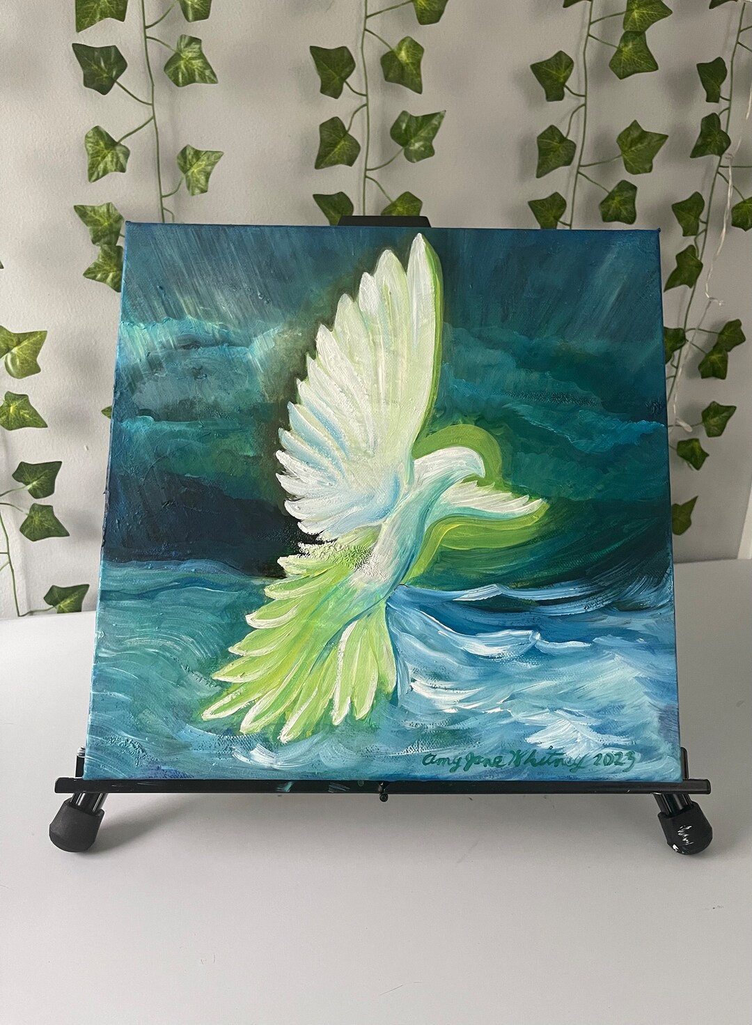 Beacon in the Darkness, 12 X 12, Painting by Amy Jane Whitney - Etsy